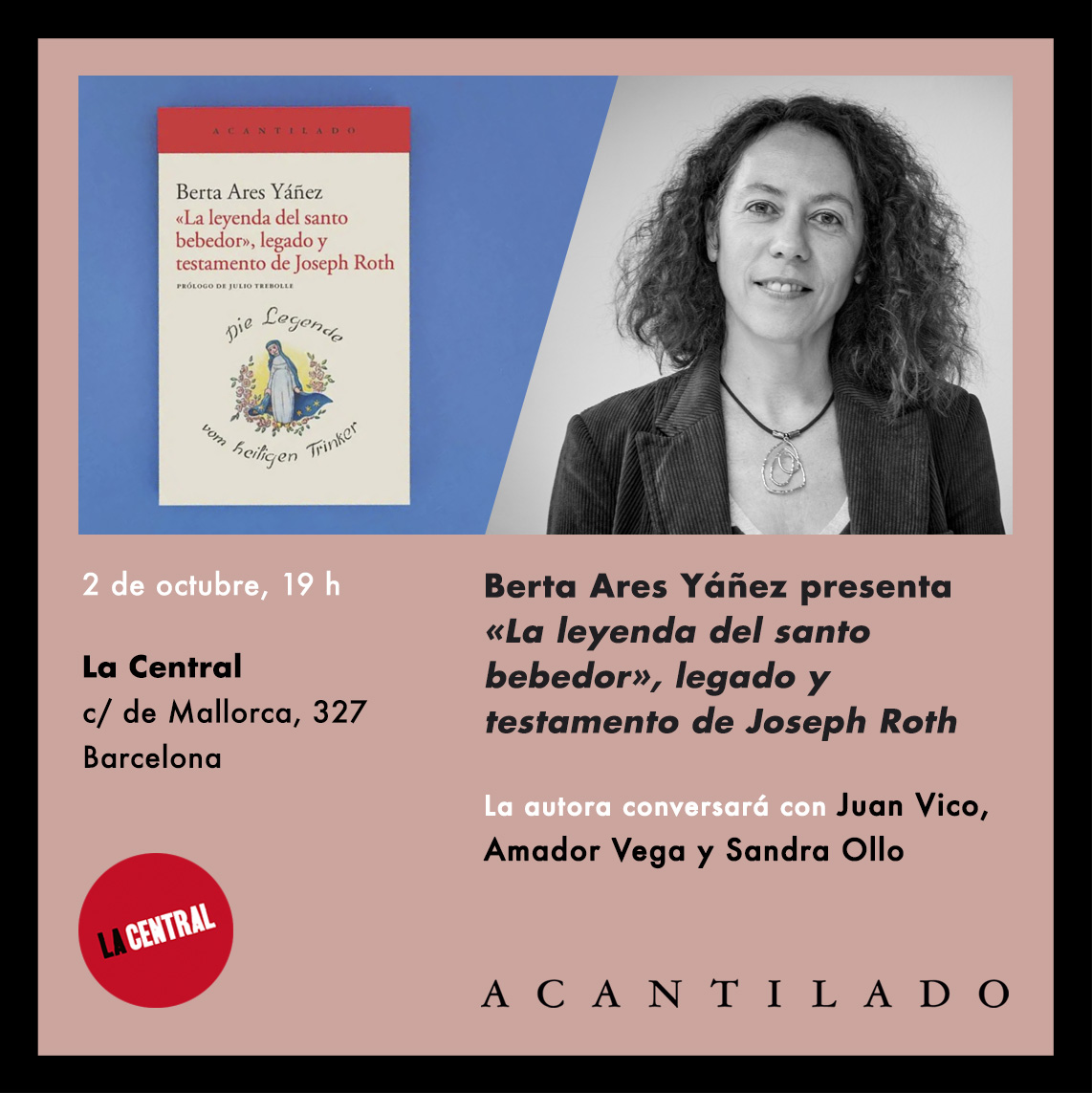 BERTA ARES LA CENTRAL 2022 - | Editorial Acantilado