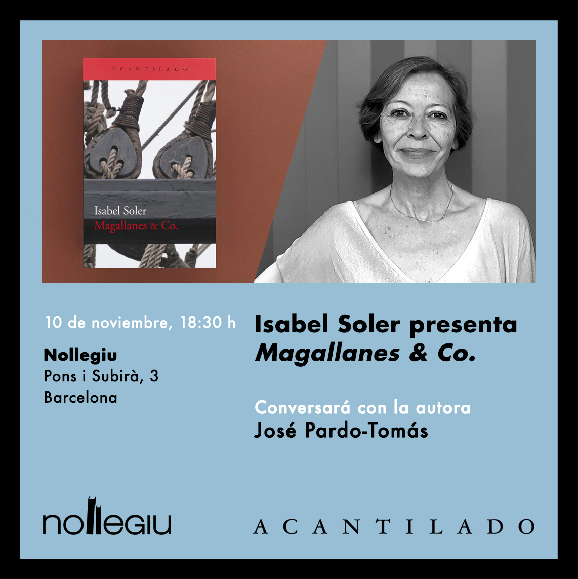 Isabel Soler presenta «Magallanes & Co.» en Barcelona - | Editorial ...